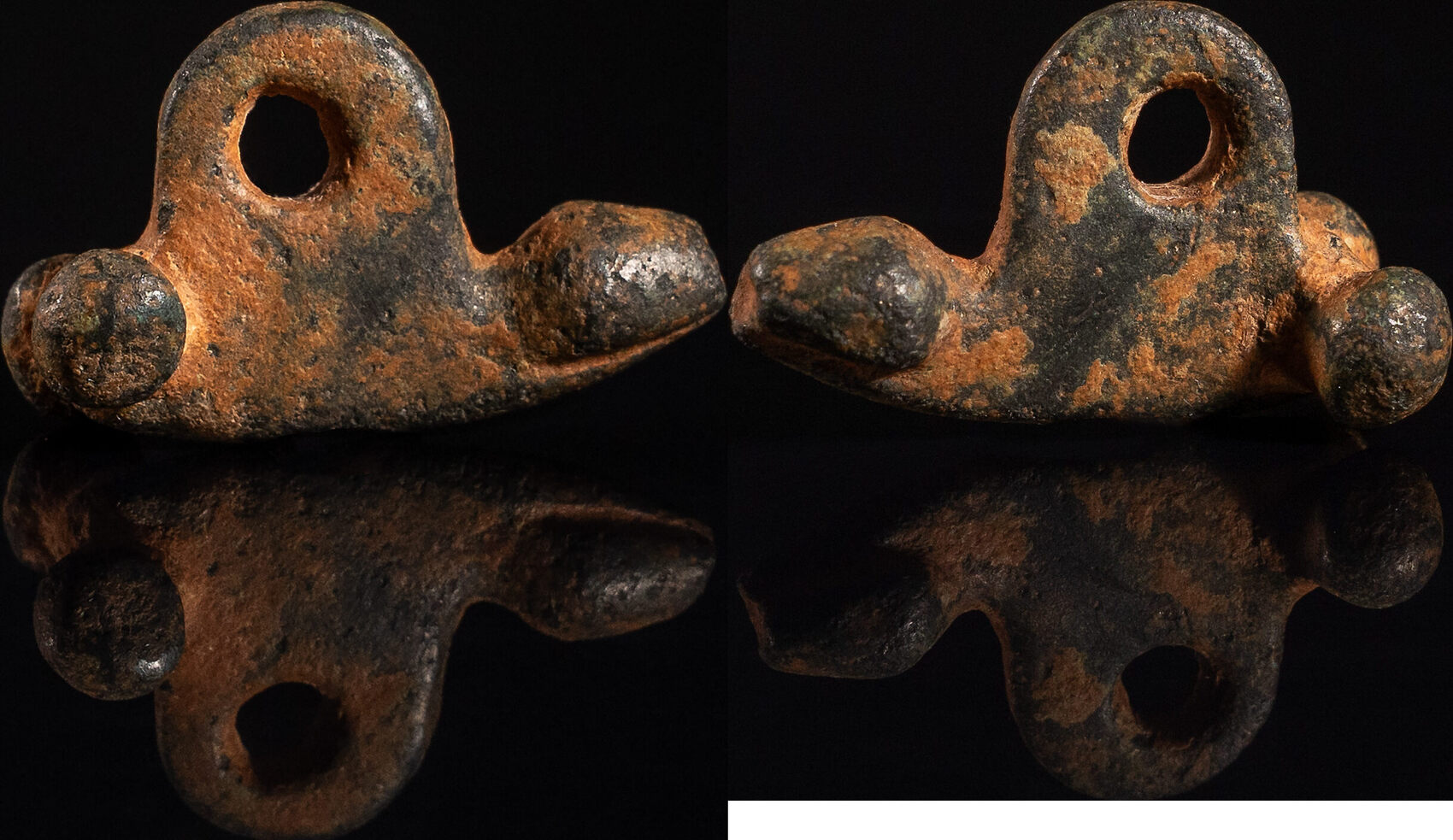 Roman phallus amulet (Fascinus) made of bronze | MA-Shops