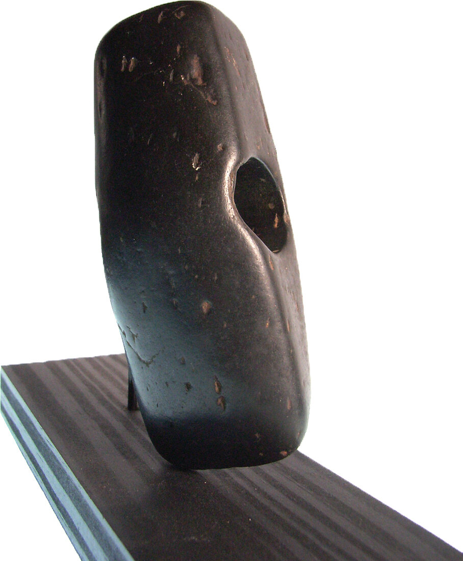 Excellent battle axe: Beautiful basalt LOCHBEIL, Neolithic Stone Age ...