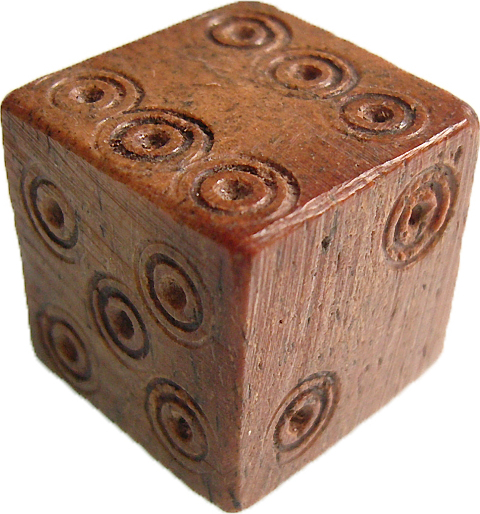 ROMAN-BYZANTINE: Rare leg dice with numbers, bread and game - antique ...