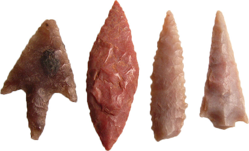Neolithic arrowhead collection from the Stone Age - Sahara prehistoric collect. | MA-Shops