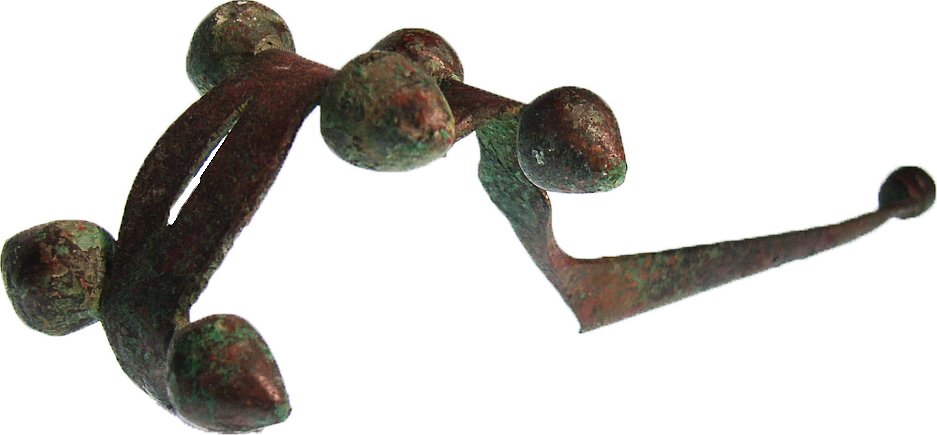 Hallstatt period: filigree brooches made of bronze, Europ. Iron Age ...