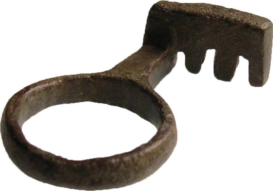 Vz: Roman bronze ring key with beautiful patina, estate collection | MA ...
