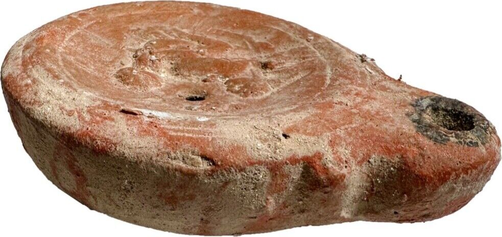 Erotic motif: Roman oil lamp with erotic scene, man and woman, RARITY ...