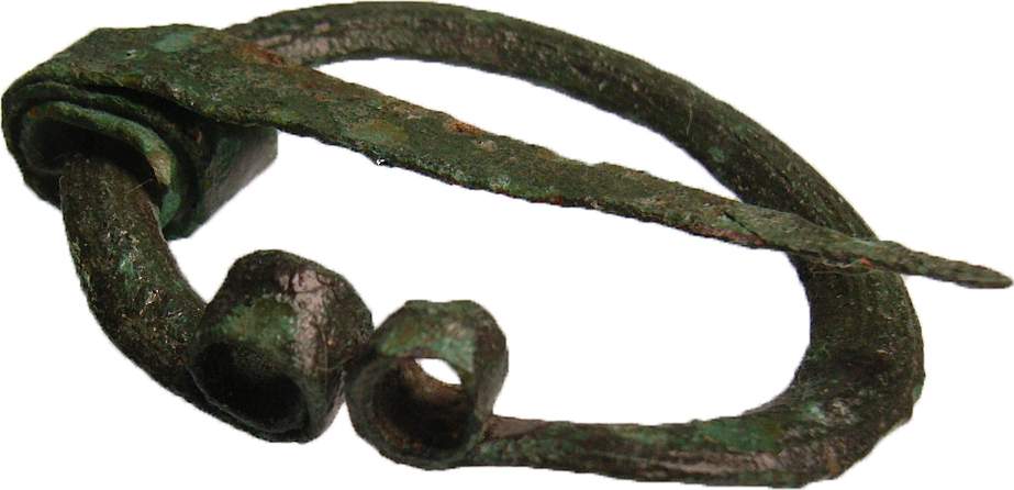 Beautiful bronze Omega fibula, VIKINGS early medieval, Crusader era ...
