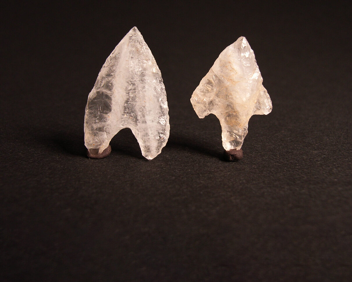 BEST OF: Arrowhead made of rock crystal from the Neolithic / Stone Age ...