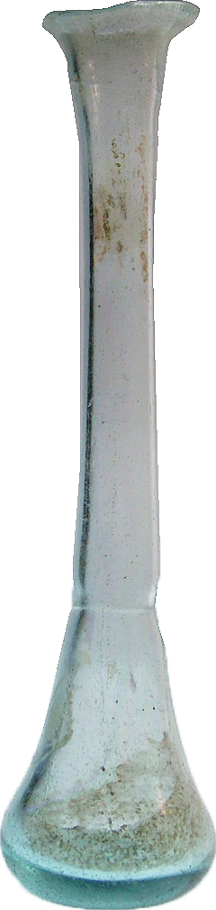 Roman glass bottle/ointment vessel, unguentarium, balsamarium ...