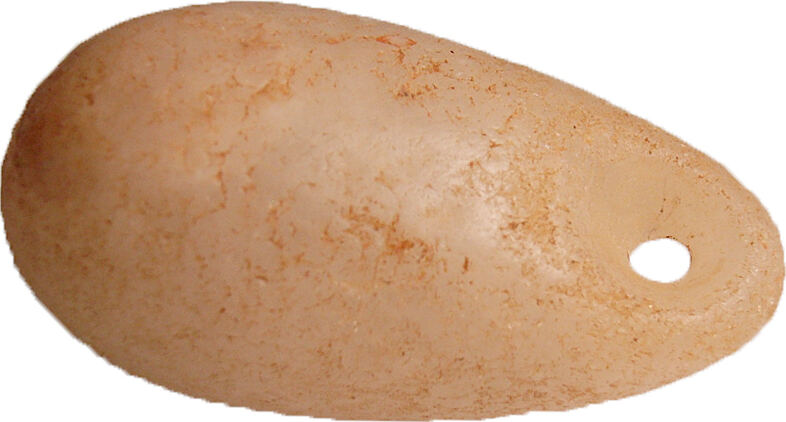 Stone Age: jewelry pendant made of quartzite / Neolithic RARITY, intact ...