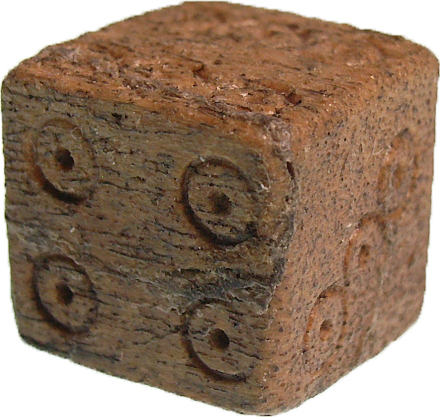ROMAN-BYZANTINE: Rare leg dice with numbers, roman empire, bread and ...