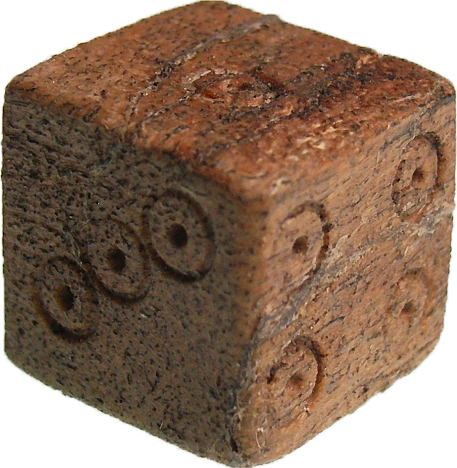 ROMAN-BYZANTINE: Rare leg dice with numbers, roman empire, bread and ...