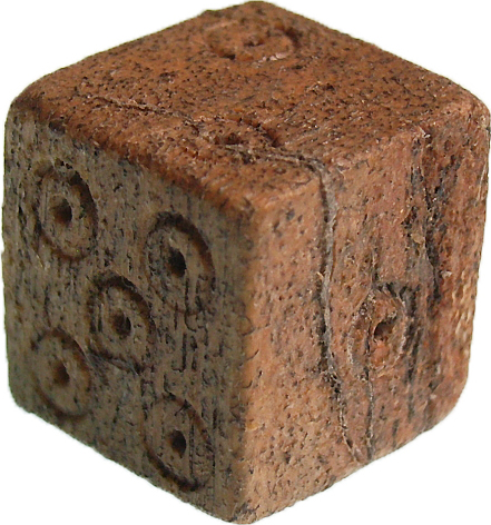 ROMAN-BYZANTINE: Rare leg dice with numbers, roman empire, bread and ...