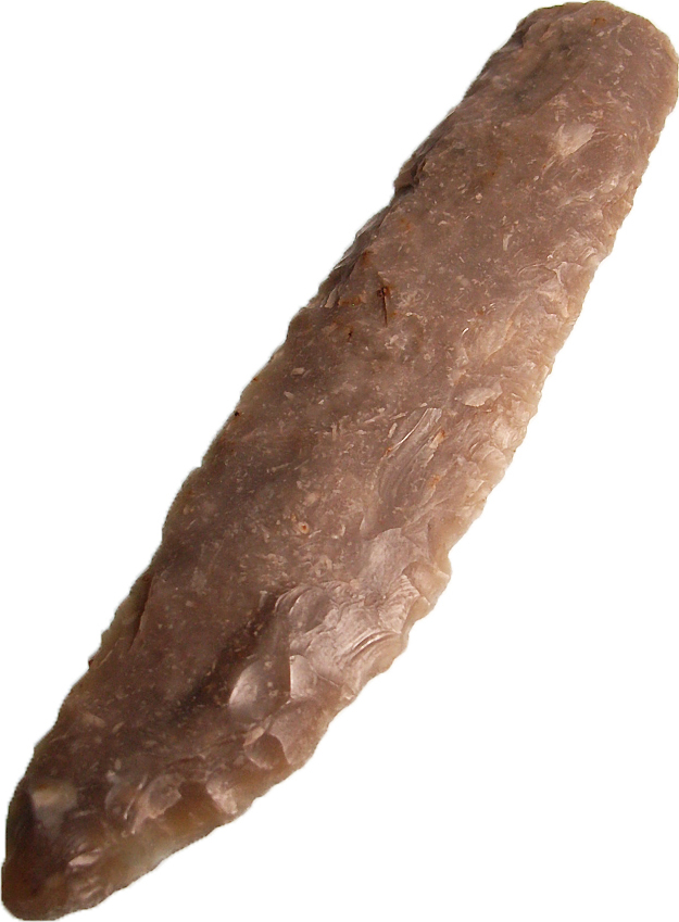 Stone Age knife: Silex blade from the Neolithic, Northern Germany ...