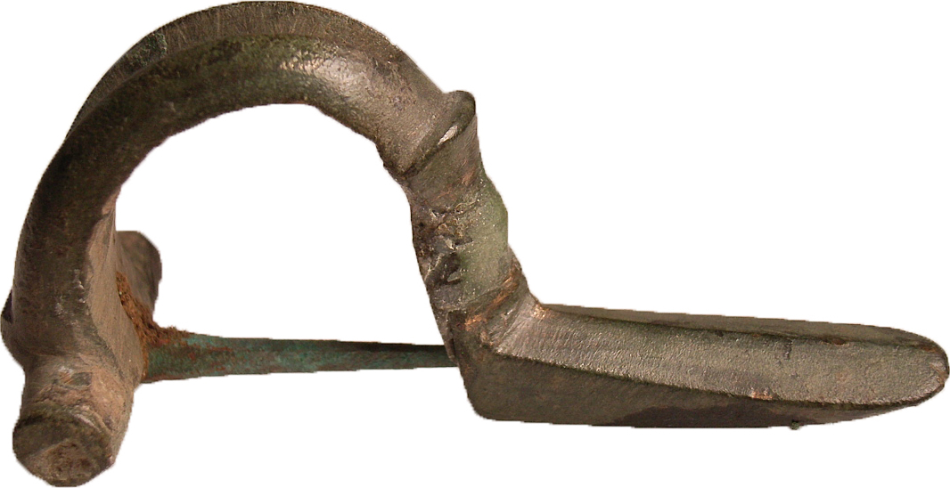 Roman double bow - robe fibula, antique fibula jewelry, Roman estate ...