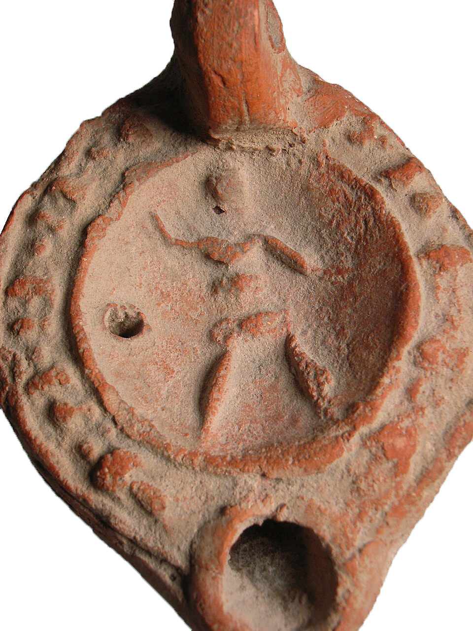 Roman oil lamp with warrior, legionary illustration - Oil lamp ...
