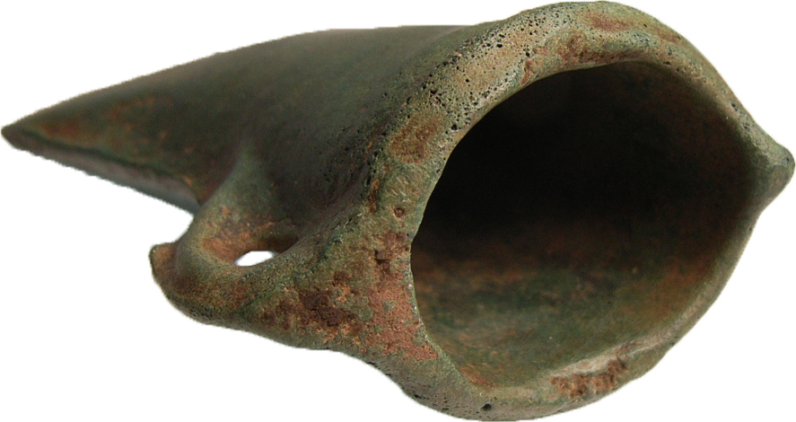 Socket ax from the Urnfield culture in museum condition, Bronze Age ...