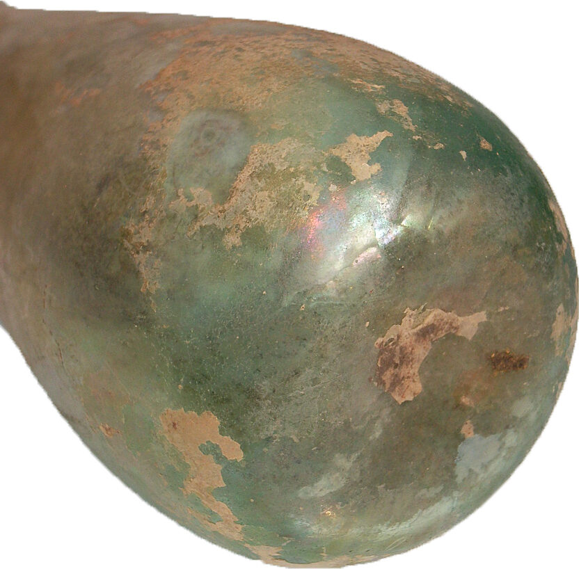 Roman glass bottle/ointment vessel, unguentarium, balsamarium ...