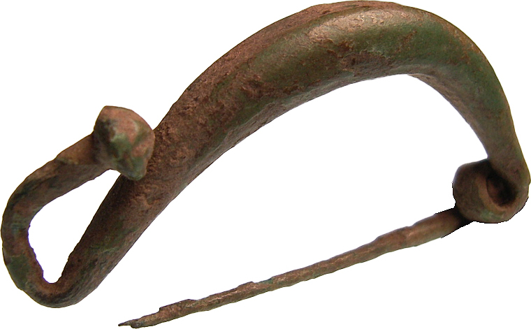 RARE: Celtic bow brooch - bronze robe brooch - Celts, La Tène period ...