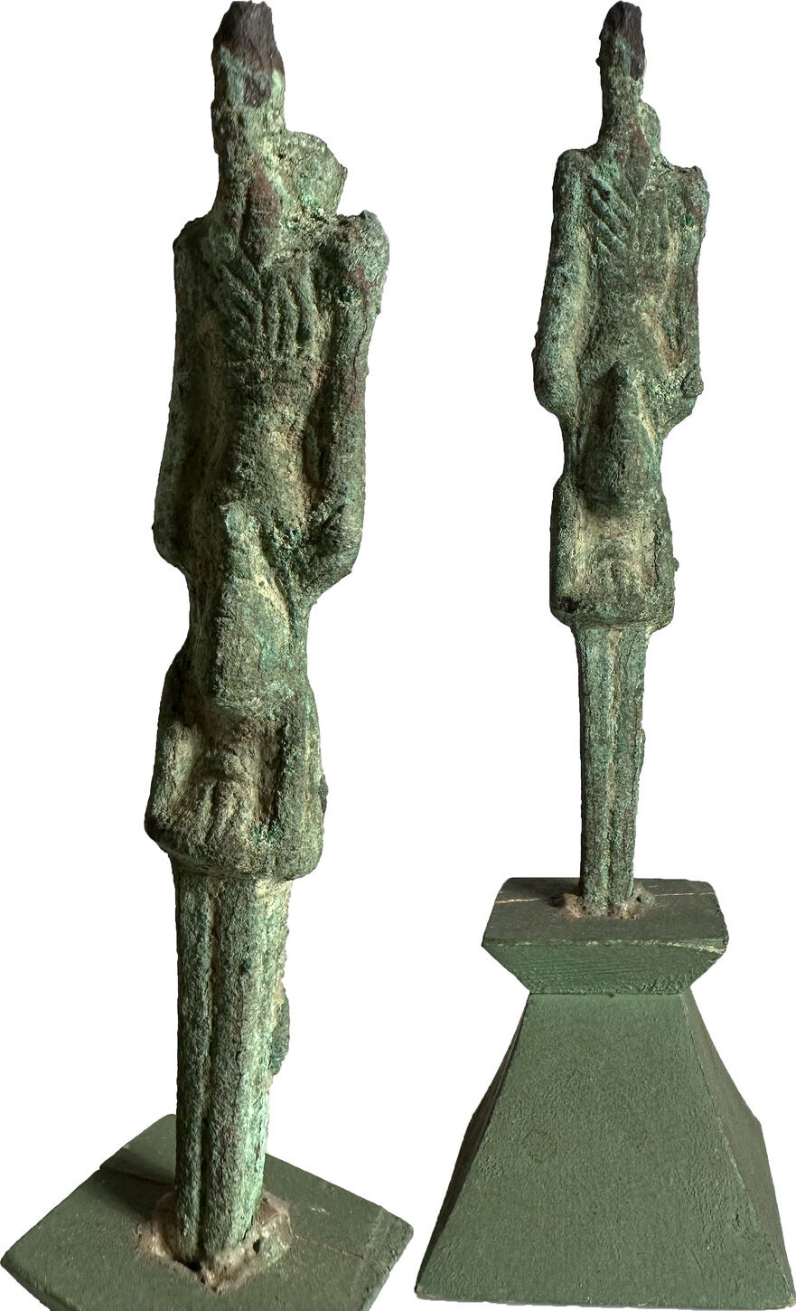 RARE: Egyptian double-headed (Janus head) amulet, late period, ancient ...