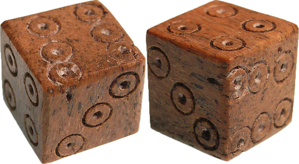 ROMAN-BYZANTINE: Rare leg dice with numbers, bread and games | MA-Shops