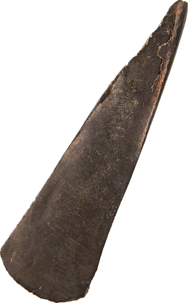 Flat ax blade from the Bronze Age, bronze ax, Latene time, 3rd ...