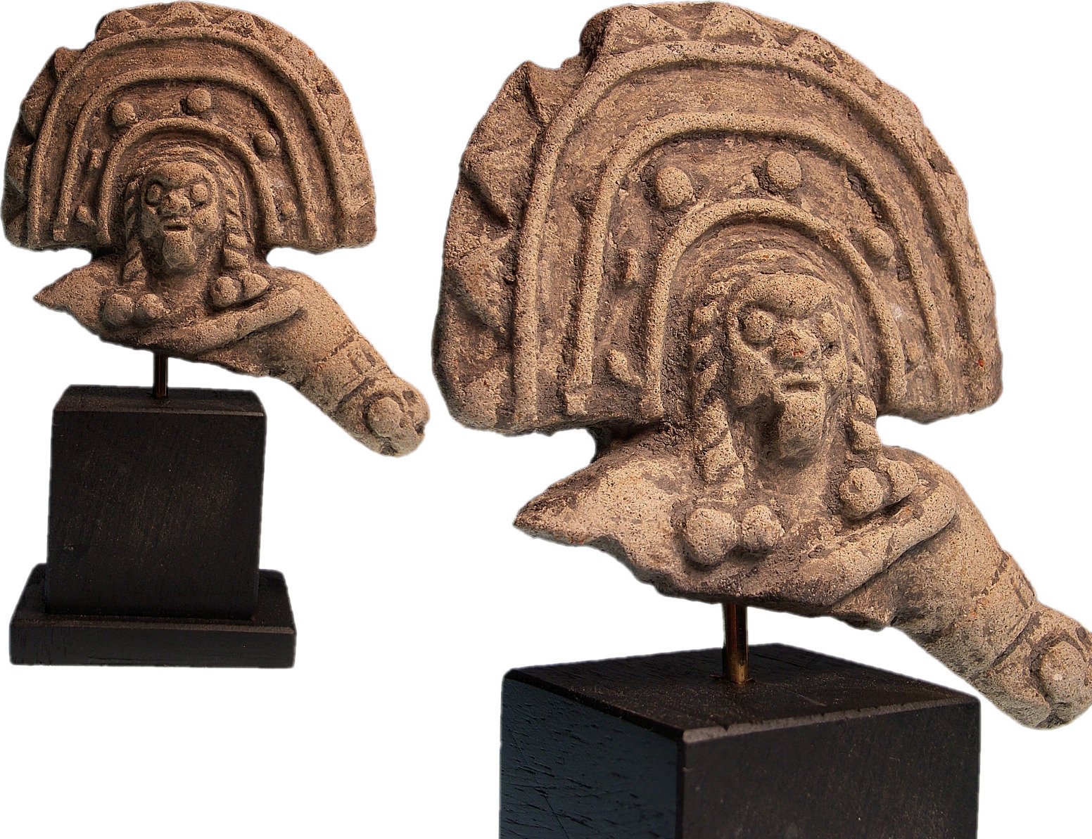 Ancient Pre-Columbian gods idol statue death cult, Maya Inca South ...