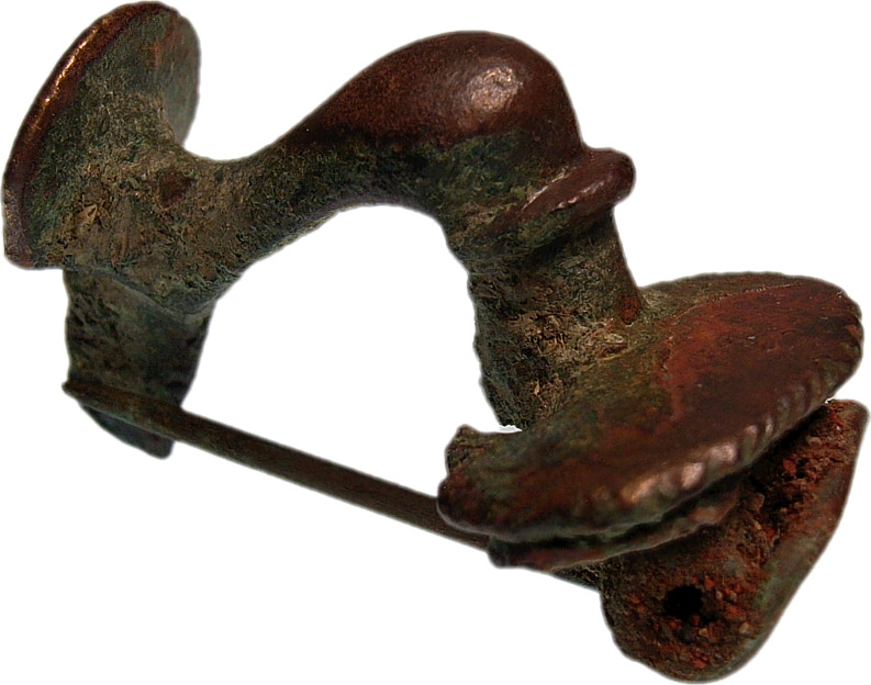 Roman fibulae in special form in excellent condition ROMAN COLLECTION ...