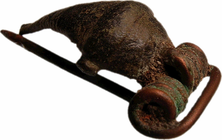 RARITY: Roman dolphin brooch made of bronze from a brooch collection ...