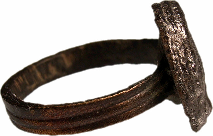 SENATOR RING Roman finger ring with Senator Emperor made of bronze ...