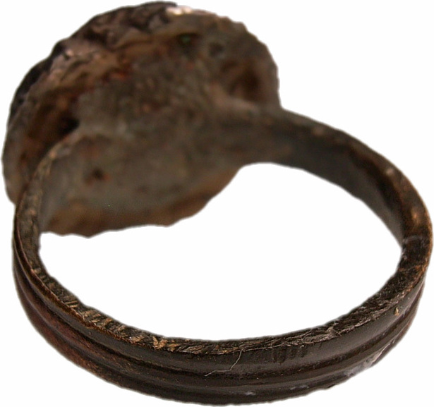 SENATOR RING Roman finger ring with Senator Emperor made of bronze ...