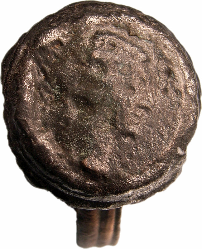 SENATOR RING Roman finger ring with Senator Emperor made of bronze ...