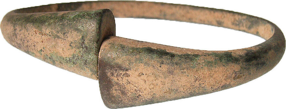 Celtic bangle from the Bronze Age with trumpet ends, SPECIAL SHAPE | MA ...