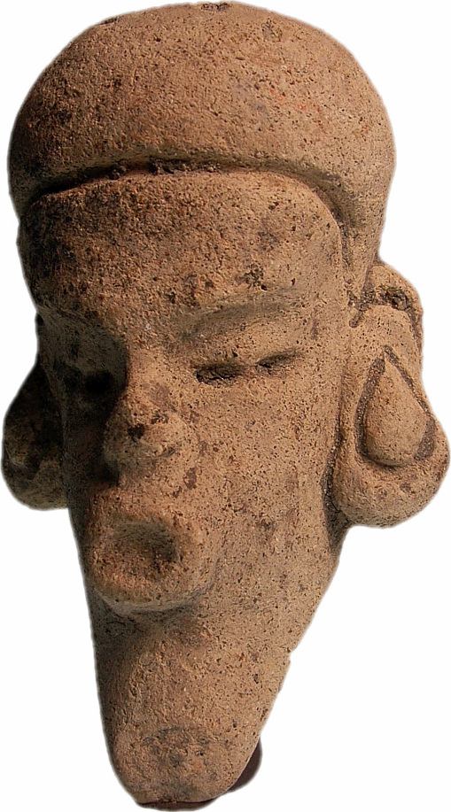Ancient pre-Columbian gods idol head death cult Maya Inca South America ...