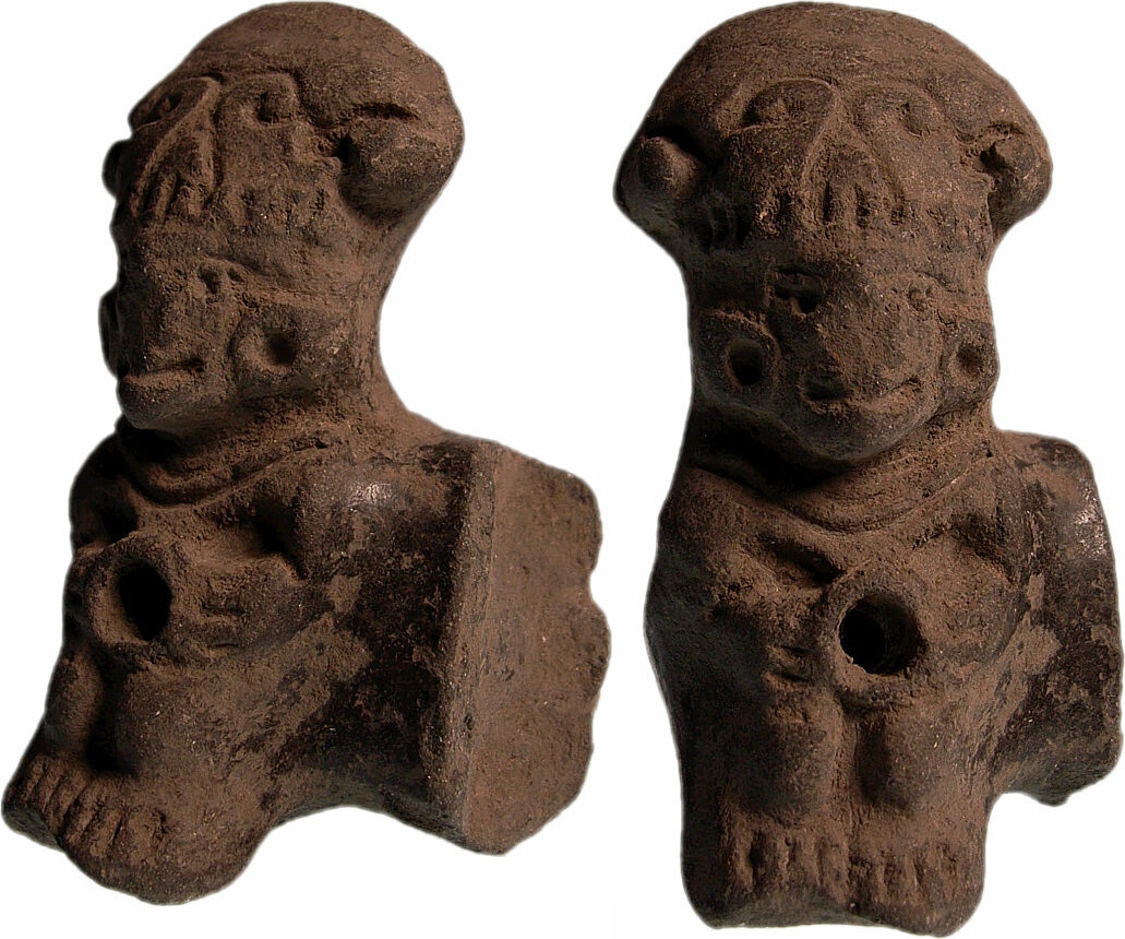 Pre-Columbian gods idol figurine death cult, Maya Inca South America ...