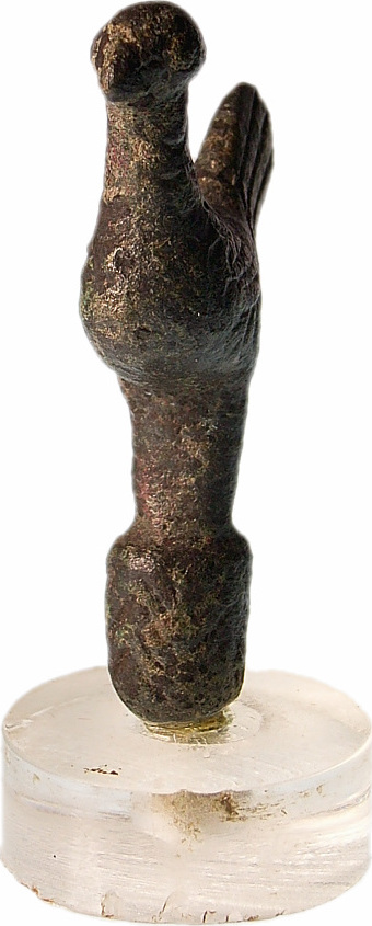 Roman bird figurine application made of bronze ROMAN antiquity ...