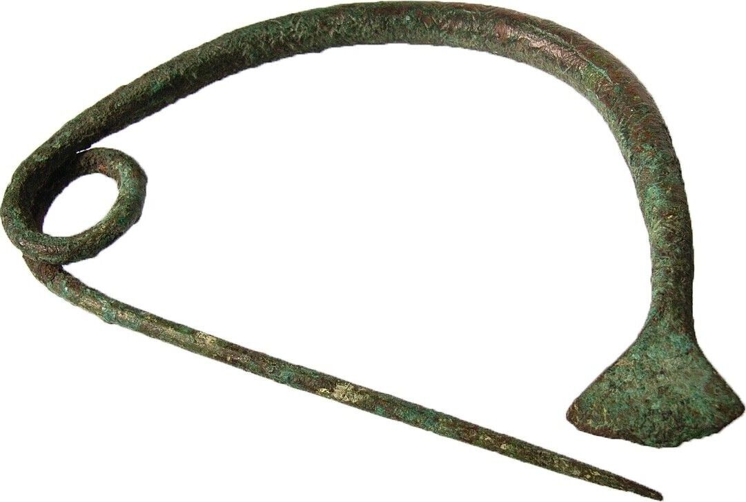 European ironage: large bow fibula from the Hallstatt culture estate ...