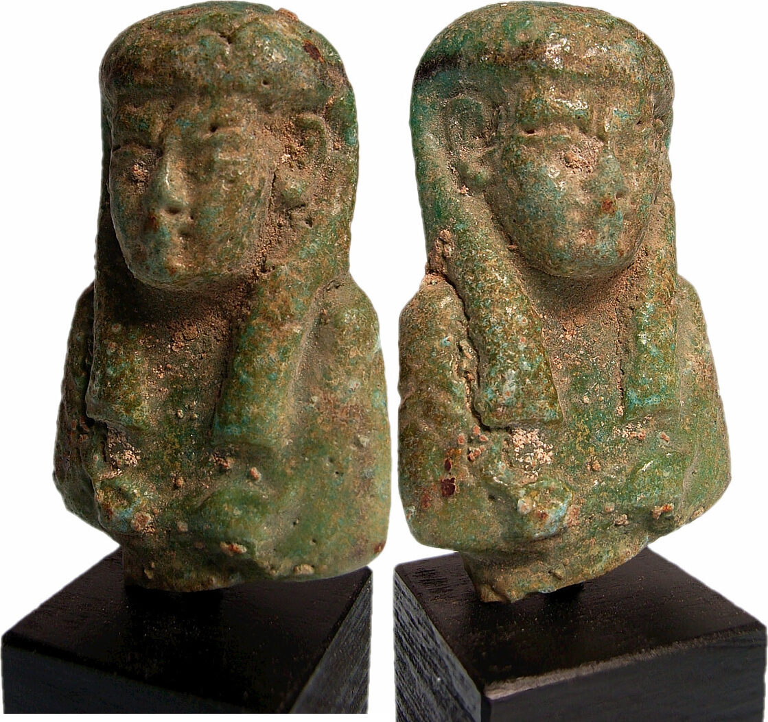 UNIQUE: Rare Egyptian Shabti statue, faience - ancient Egypt RARITY ...