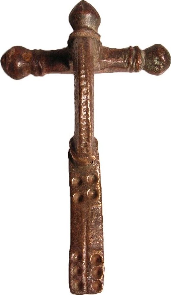 RARITY: Large Roman onion button robe fibula, the RÖMER in Germany EF ...