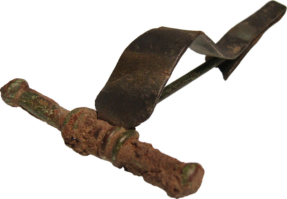 Rare Celtic bow brooch, Celts collection of antique brooches, La Tène ...