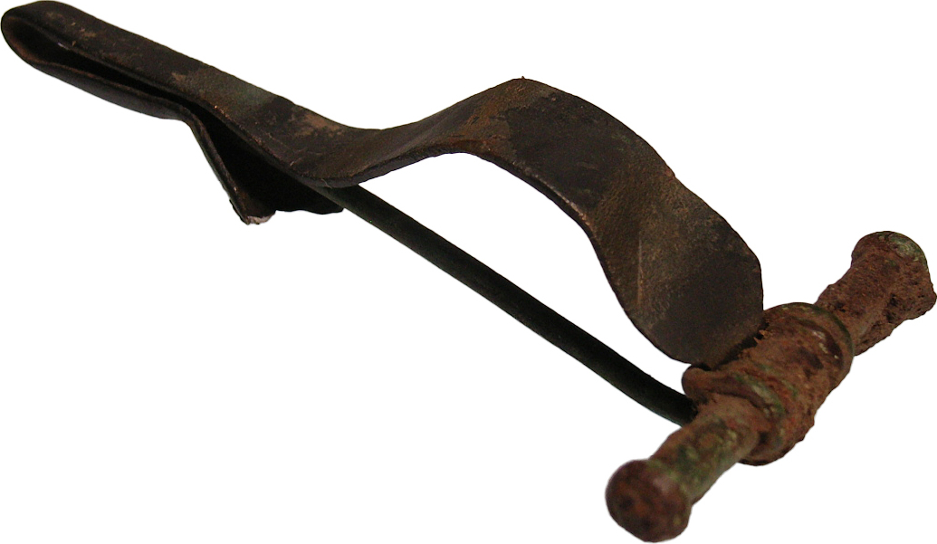 Rare Celtic bow brooch, Celts collection of antique brooches, La Tène ...