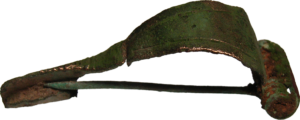 Rare Celtic triangular fibula with decoration Celt fibula collection La ...