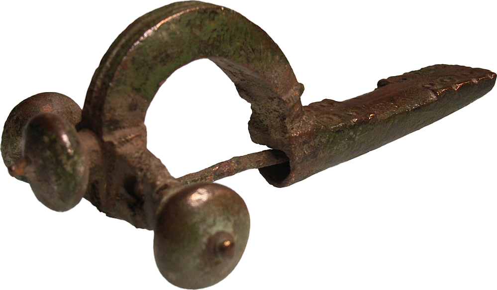 Roman splendor onion button robe fibula with decoration, RÖMER in ...
