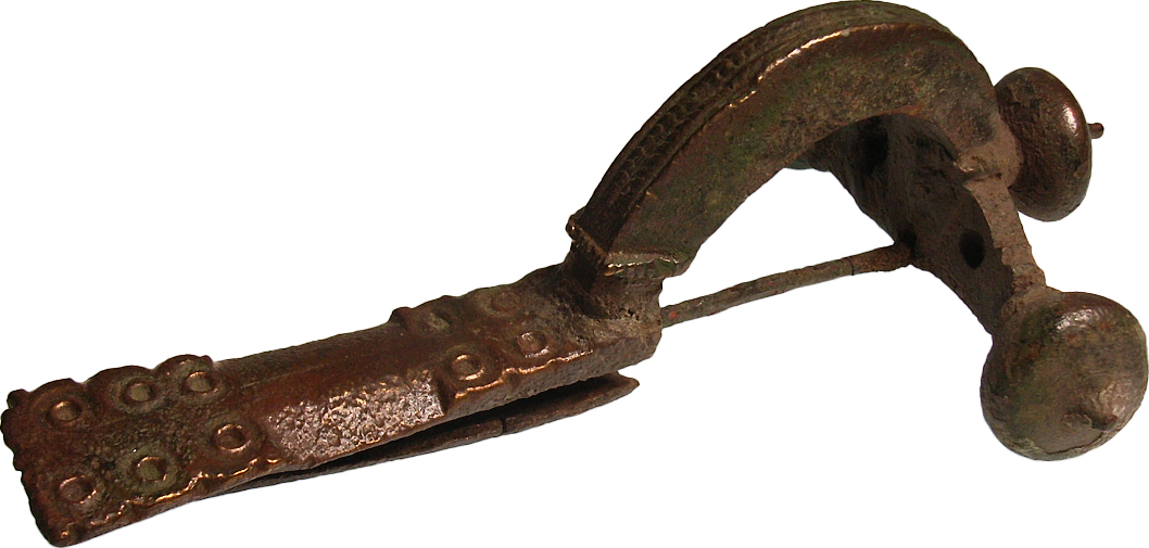 Roman splendor onion button robe fibula with decoration, RÖMER in ...