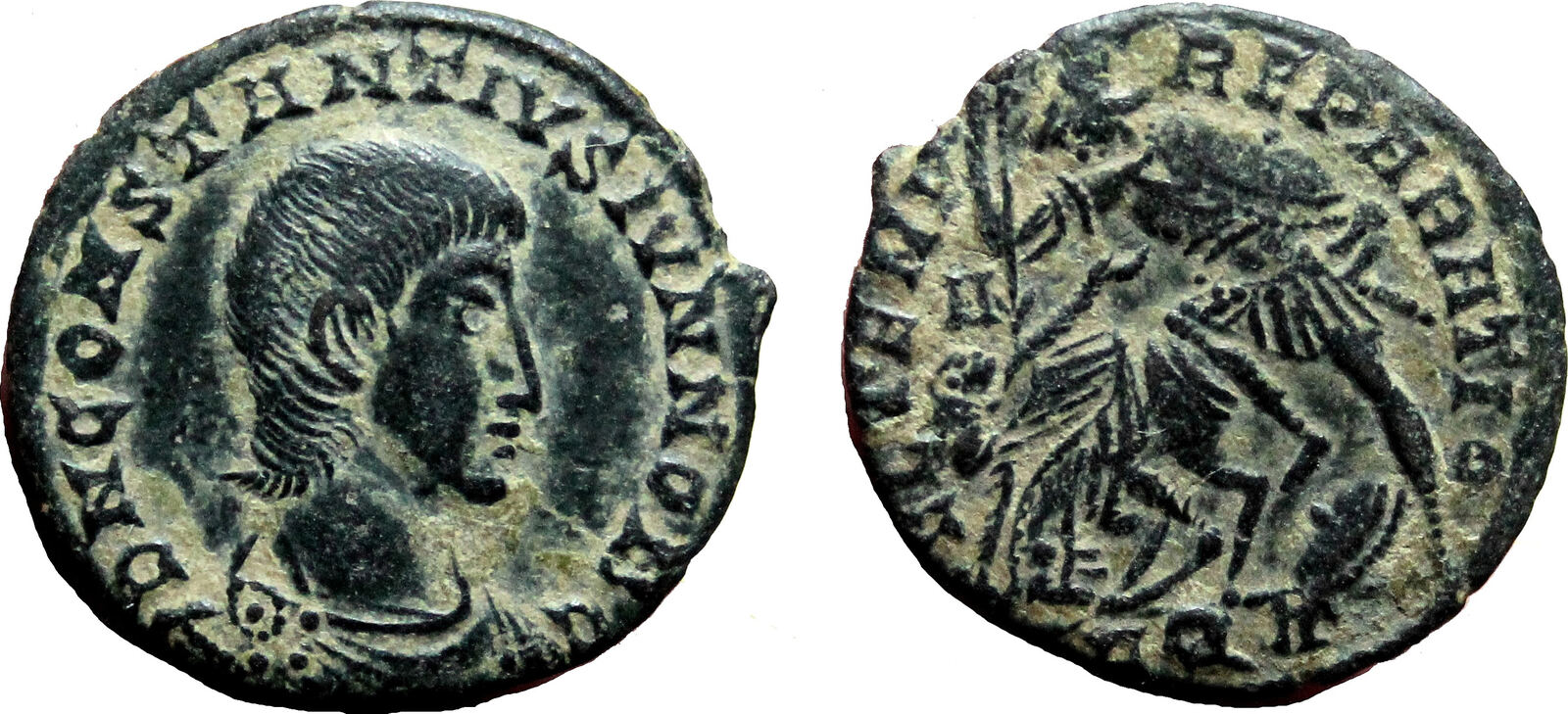 Roman Empire AD 352-354 CONSTANTIUS GALLUS (as Caesar) AE3 (Reduced ...