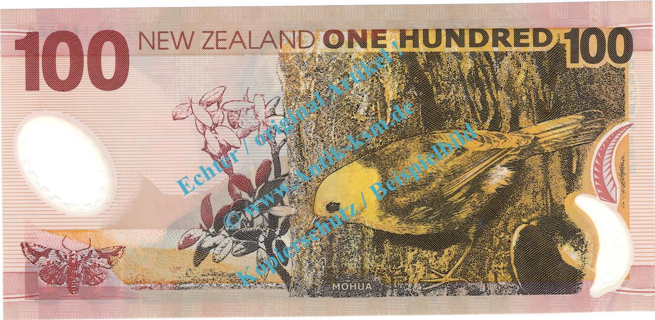 1999 Banknote Neuseeland - New Zealand, 100 Dollar Schein in unc - kfr ...
