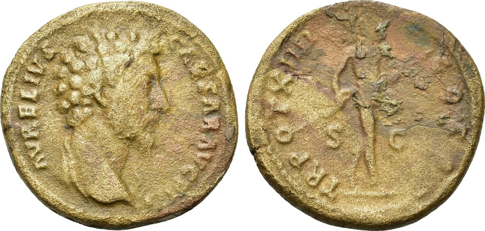 Roman Imperial Marcus Aurelius, as Caesar (Antoninus Pius, 138-161 ...