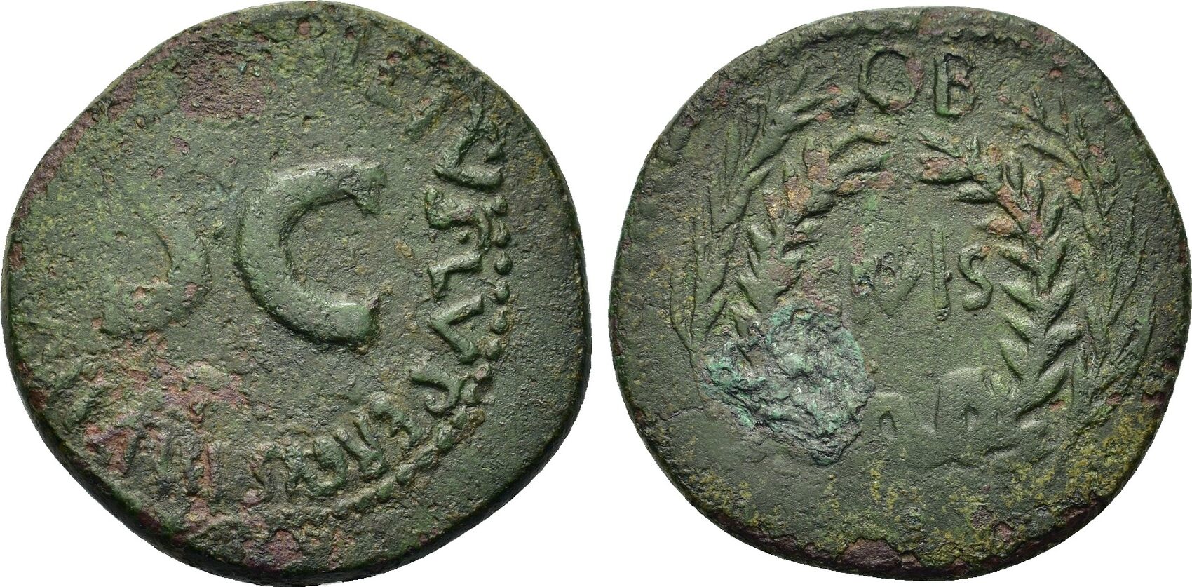Roman Imperial Augustus (27 BC-AD 14). Æ Sestertius s | MA-Shops