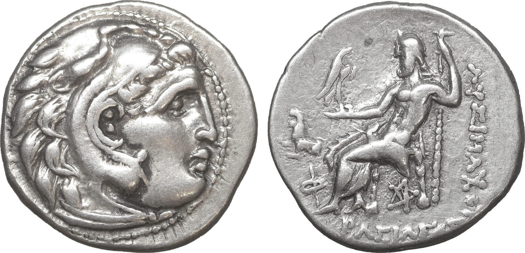 Kings of Thrace Drachm Drachme 323-281 BC Lysimachus Lysimachos Nicely ...