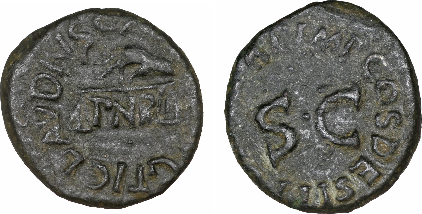 Roman EmpireClaudius Quadrans 41-54 Claudius XF | MA-Shops