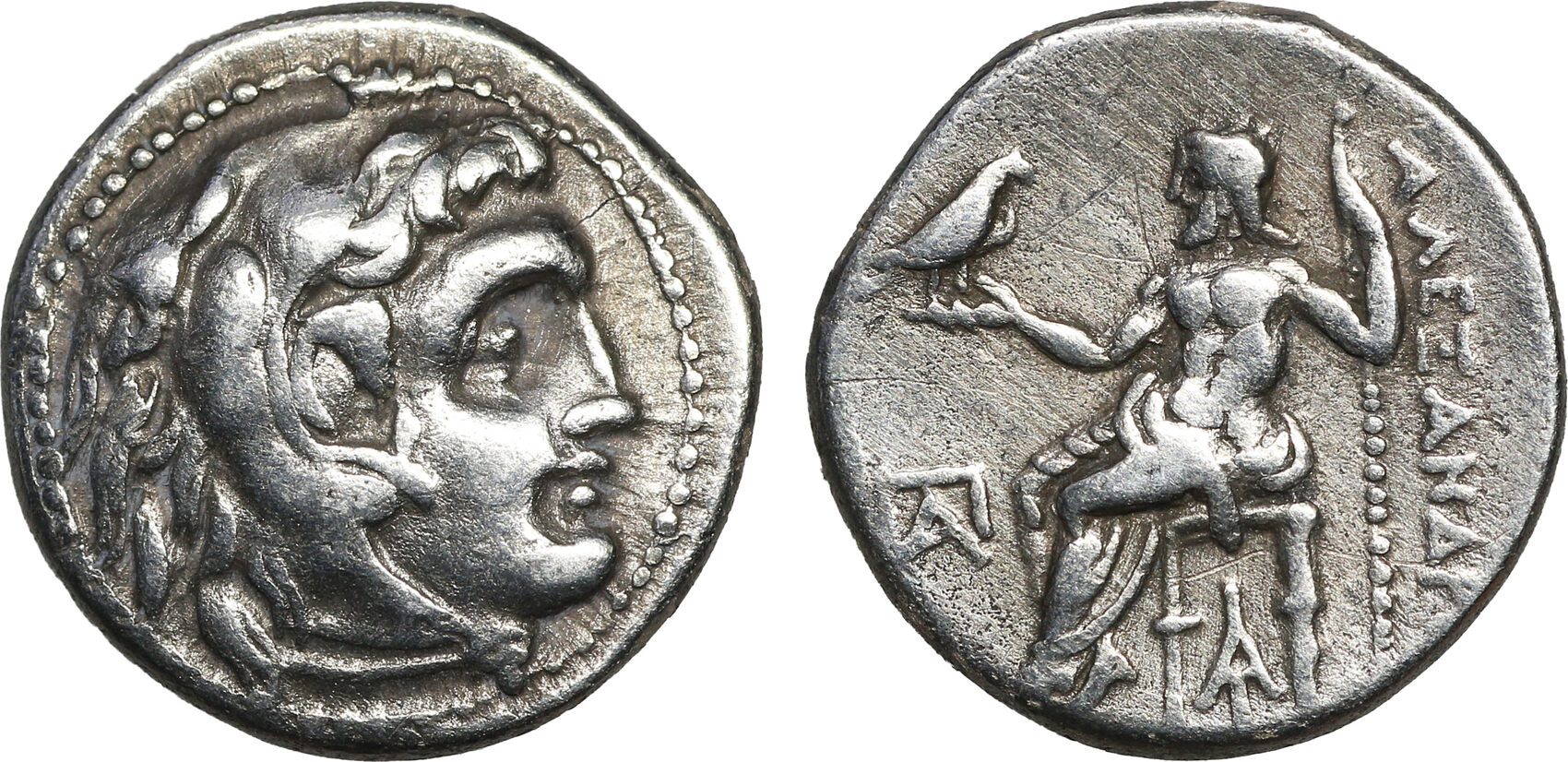 Kingdom of Macedon Drachm 319-301 BC Antigonos I Monophthalmos XF | MA ...