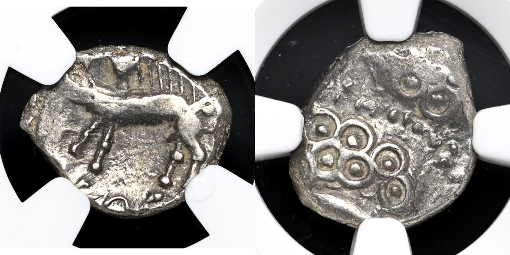 CELTIC, Gaul Quinarius 70-50 BC The Sequani NGC VF | MA-Shops