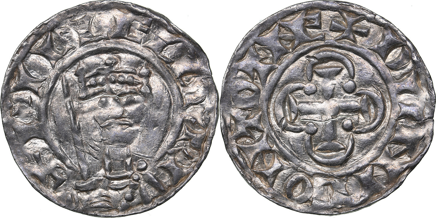England / Totnes Penny William II Rufus (1087-1100), Cross in ...